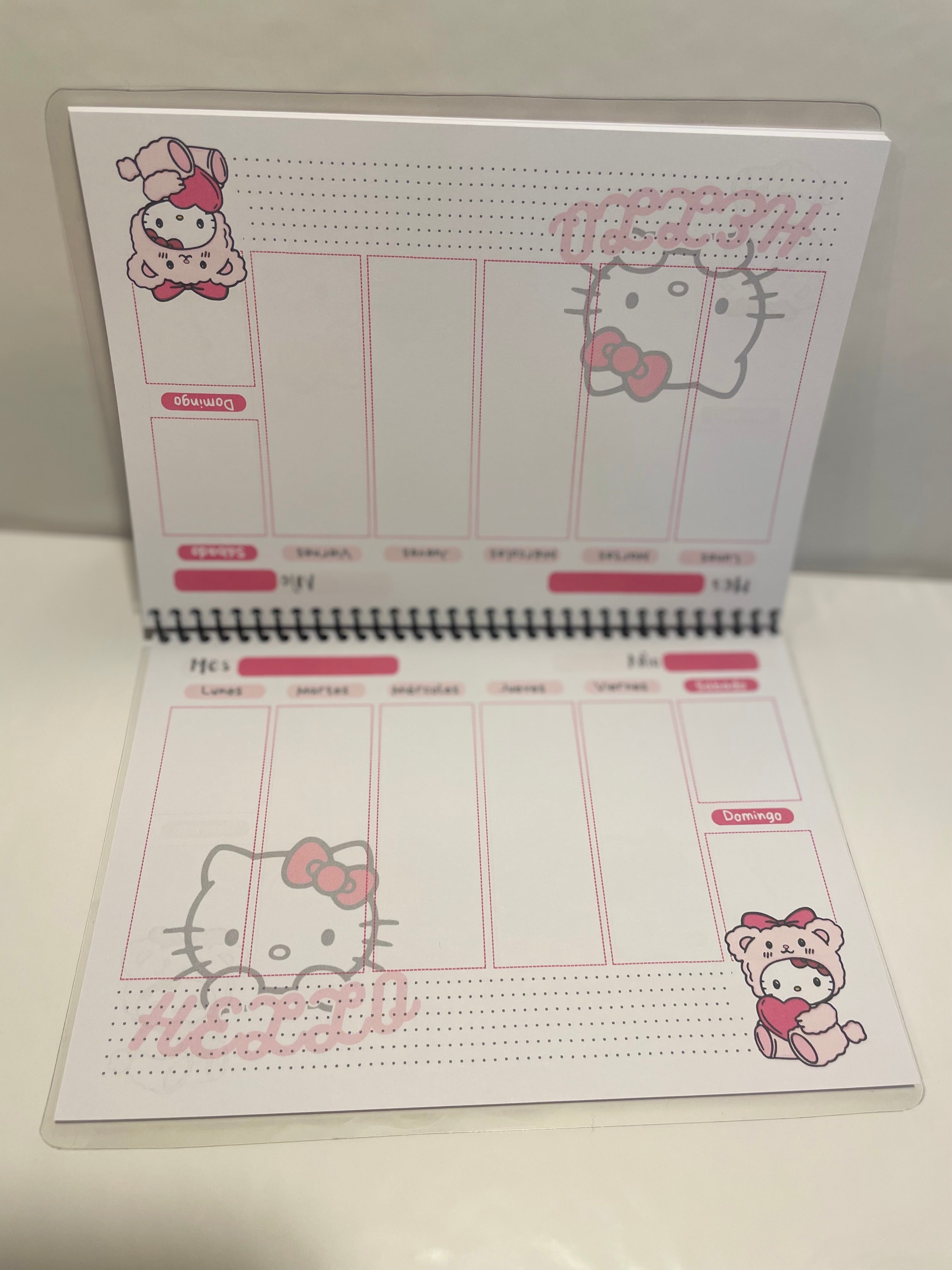 Planner semanal - Hello Kitty – BELA VIBE'S